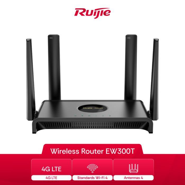 Jual Router Router Reyee RG-EW300T Router Wi-Fi 4 Antena 300Mbps 4G LTE ...