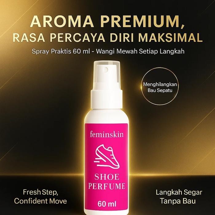 Jual Shoe Perfume 60 ml - Parfum Sepatu Spray Praktis Menghilangkan Bau ...
