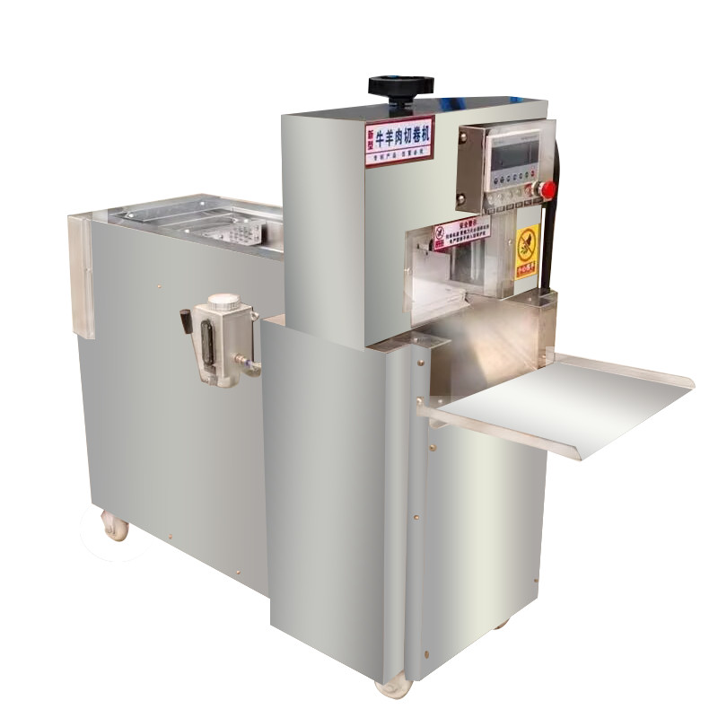 Jual Automatic Frozen Meat Slicing Machine Meat Slicer sausage Bacon ...