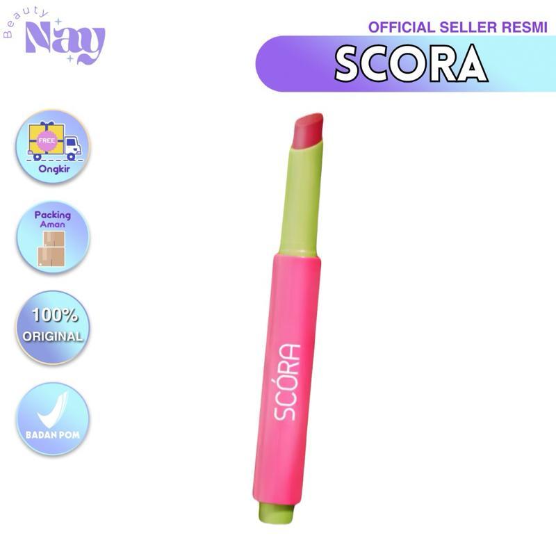 Jual SCORA LIP BALM BLOOP POP GLOSS BALM PLUMP & POP LIPS LIPBALM BY ...