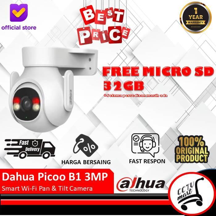 Jual Dahua Picoo Series Wi-Fi Camera DH-P3B-PV Kamera CCTV Wi-Fi 3mp ...