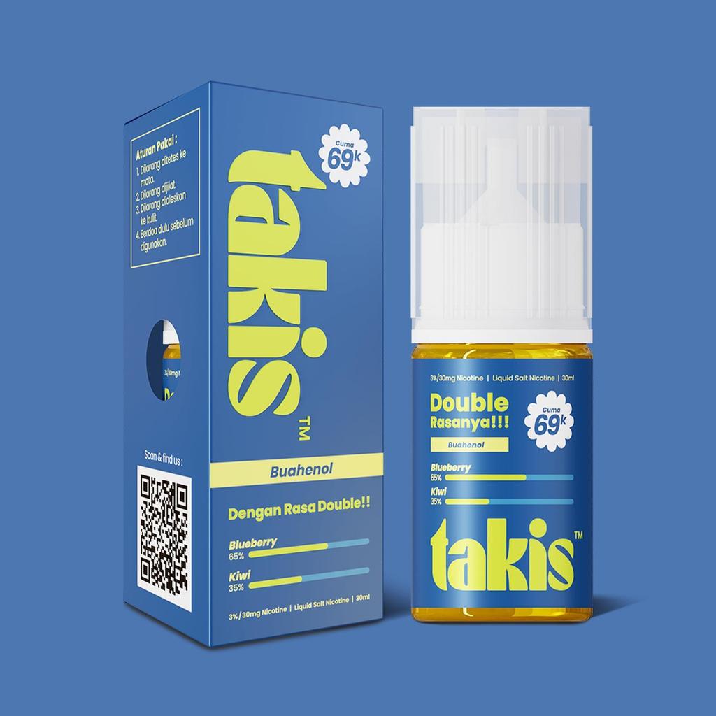 Jual Takis Blueberry Kiwi Salt Nic 30ml 30mg by TakiS | Shopee Indonesia
