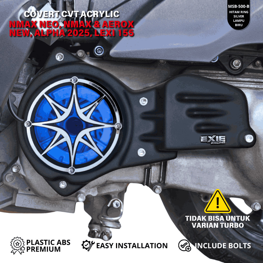 Jual SOLAROIS Cover CVT Akrilik Nmax NEO, Nmax & Aerox New, Alpha 2025 ...