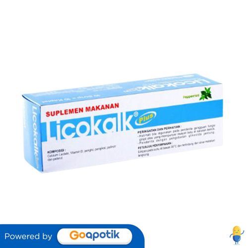 Jual Licokalk Plus Box 100 Kaplet | Shopee Indonesia