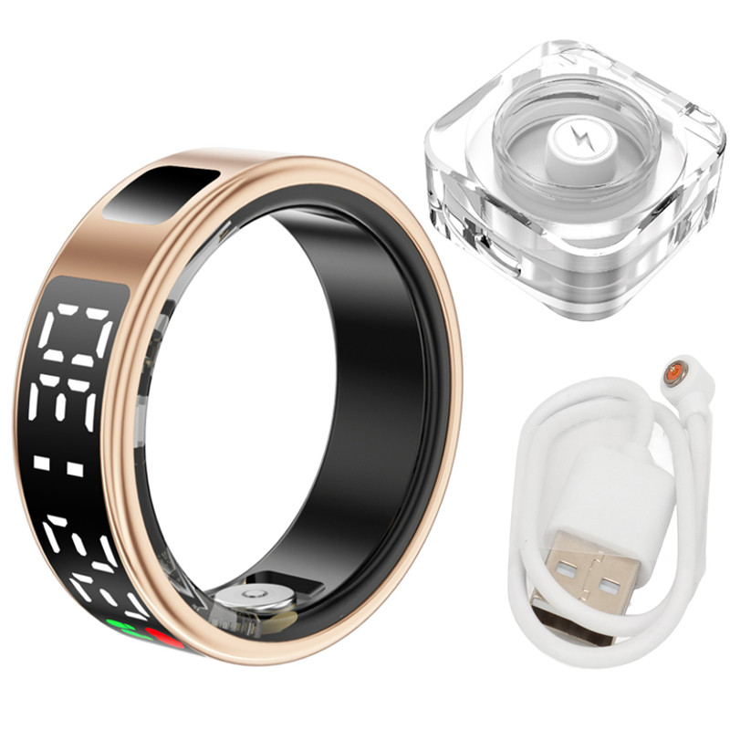 Jual Smart Ring Heart Rate Blood Oxygen Health and Sleep Monitor 5ATM ...