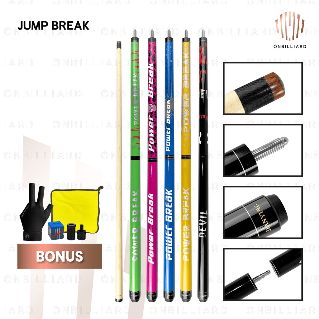 Jual JIANYING Jump Break Power Break V2 JumpBreak Cue Stick Billiard ...