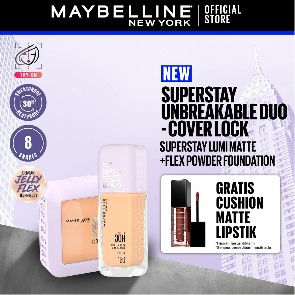 Jual [BARU HANYA DI SHOPEE] MAYBELLINE OFFICIAL Superstay Unbreakable ...