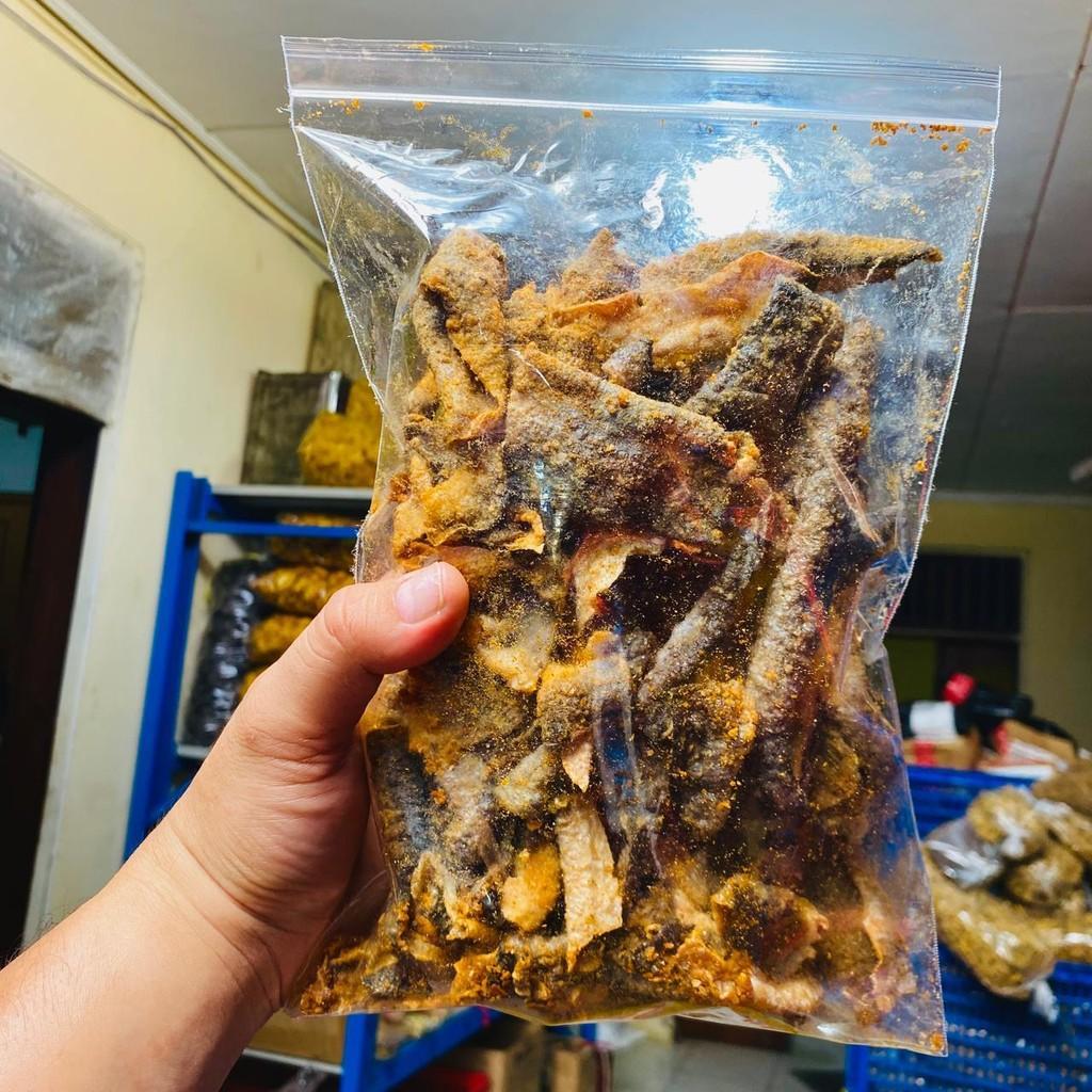 Jual Keripik Kulit Ikan Patin Khas Bandung Rasa Pedas Jeruk 100 Gr ...