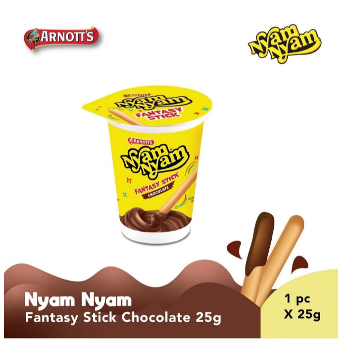 Jual Nyam-Nyam Fantasy Stick Chocolate 25 gr | Shopee Indonesia