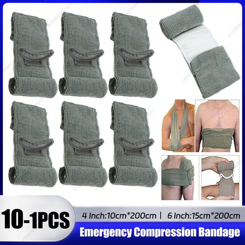 Jual 4/6 In Israeli Bandage Outdoor Emergency Compression Bandage Wound ...