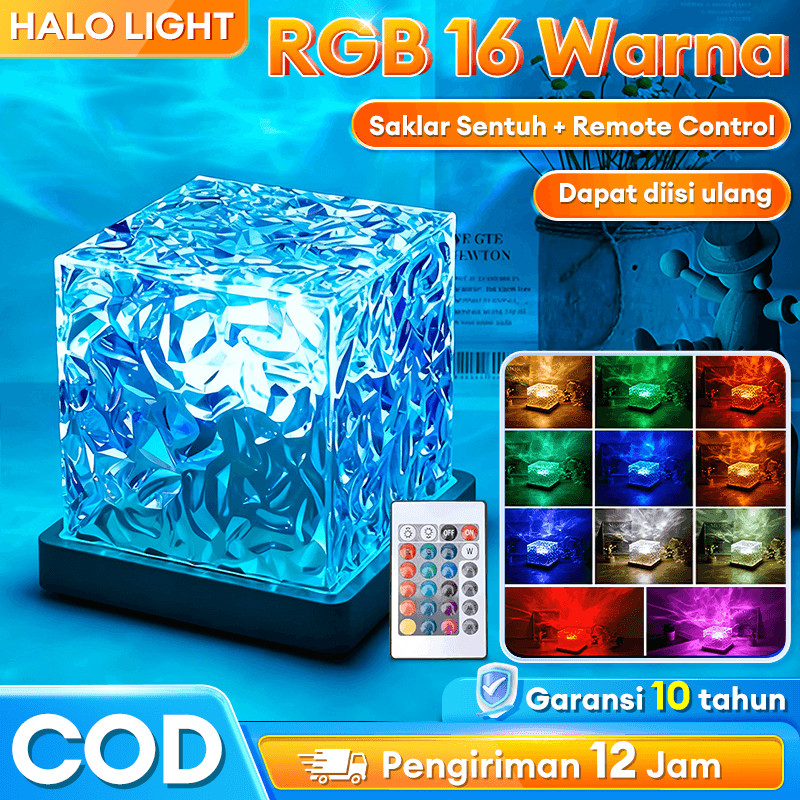 Jual Lampu Dekorasi LED Remote 16 Warna Lampu Proyetor Aurora Proyektor ...