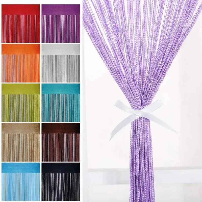 Jual Thread Curta Screen Ribbon String vider Blind for Living Room Door ...