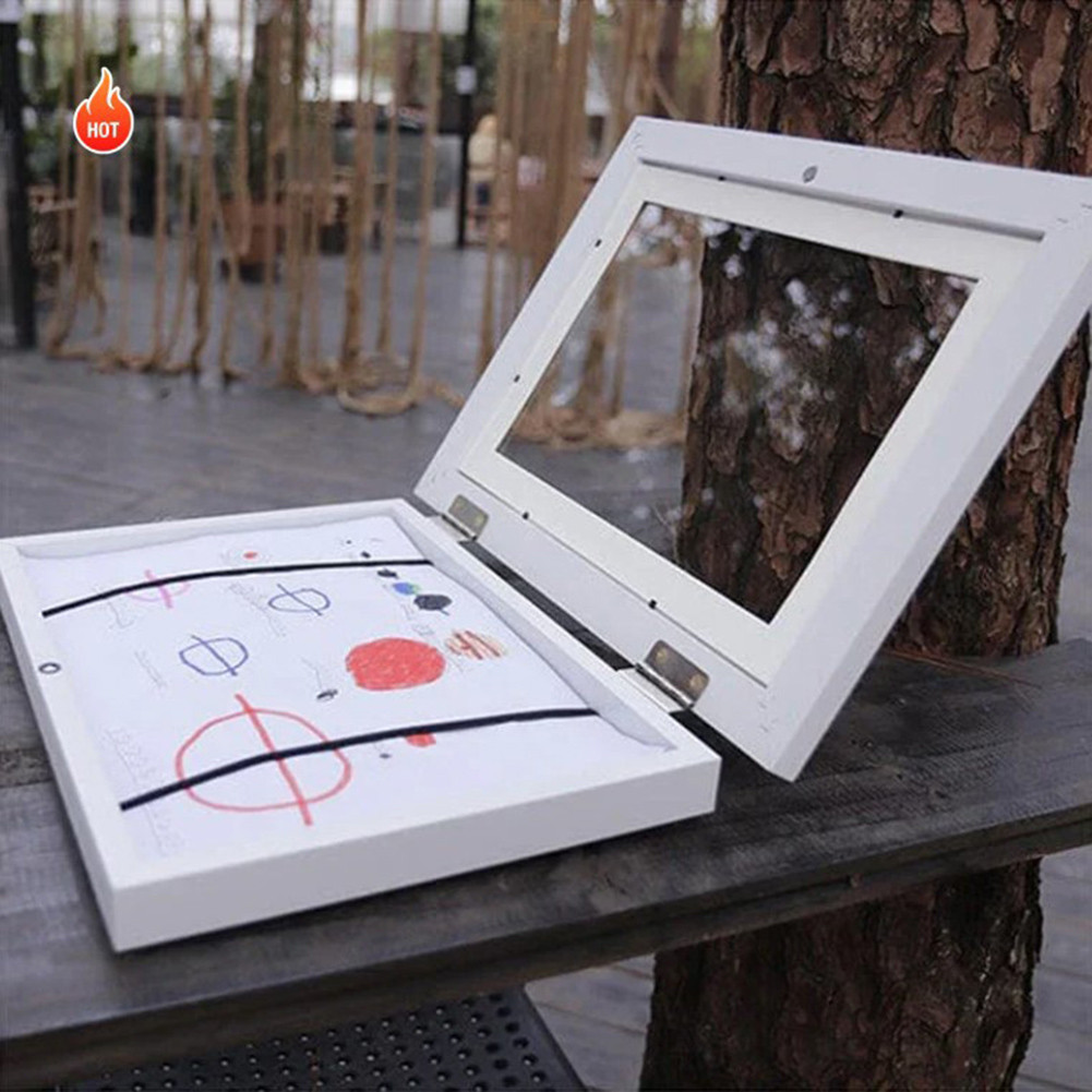 Jual kids Art Frames Wooden angeable Picture splay for A4/A6 Art-Work ...