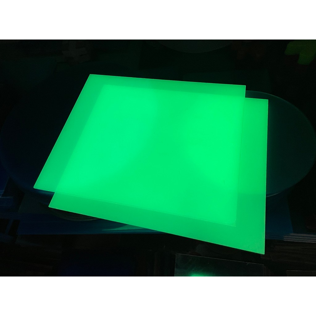 Jual Glow In The Dark 3MM PMMA Green Luminous Acylic Sheet For DIY ...
