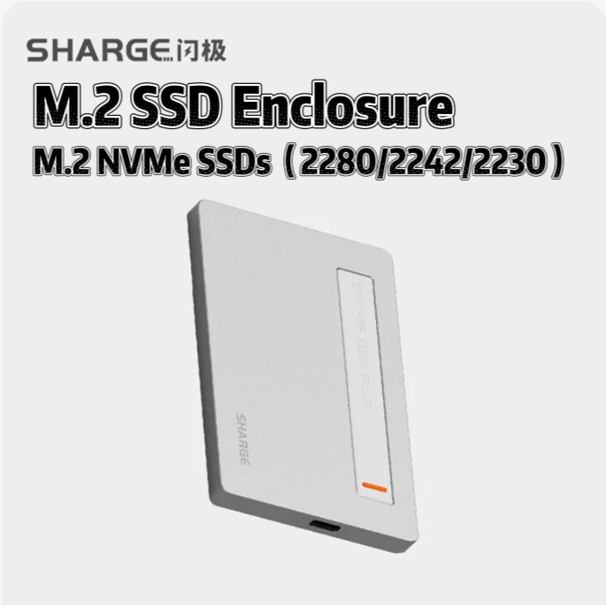 Jual SHARGE sk plus M2 NVMe SSD Enclosure Small External SSD Case ...