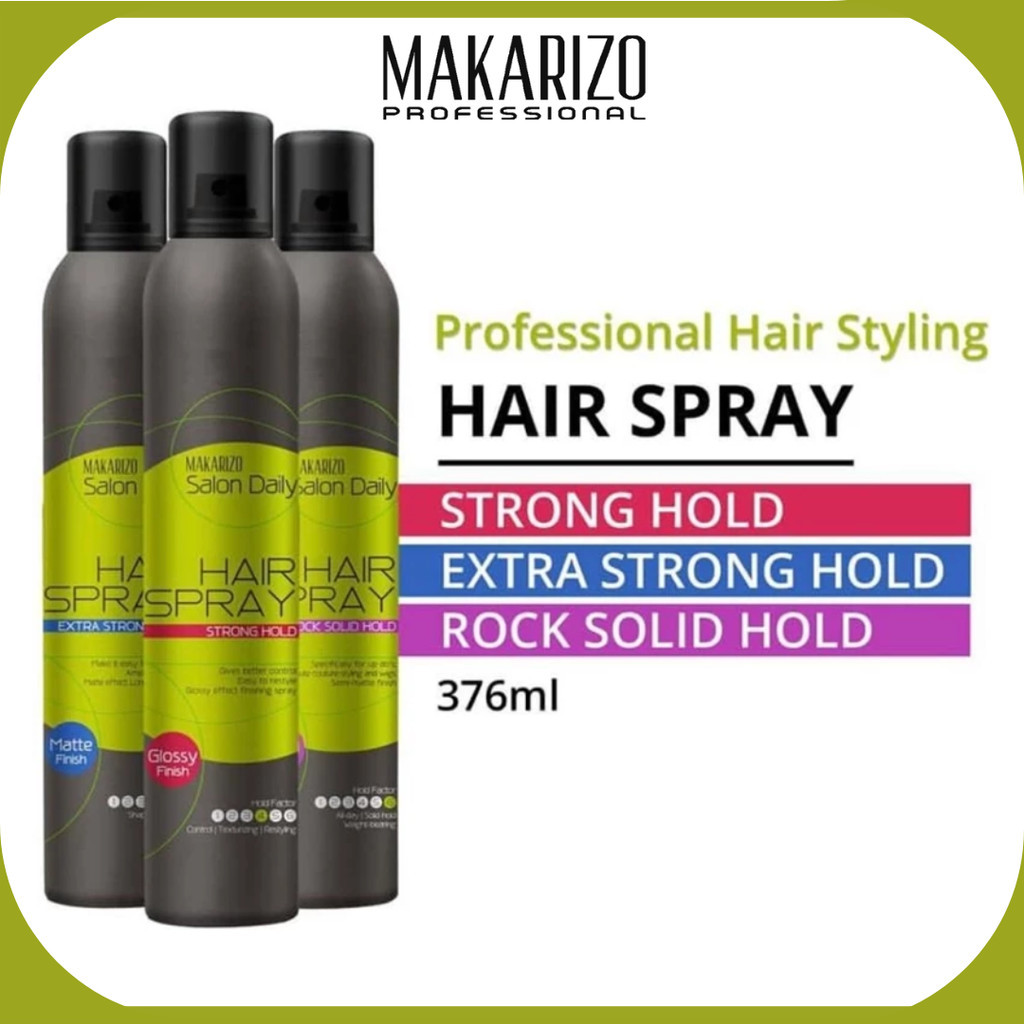 Jual Makarizo Professional Salon Daily Hair Spray 376ml | Shopee Indonesia