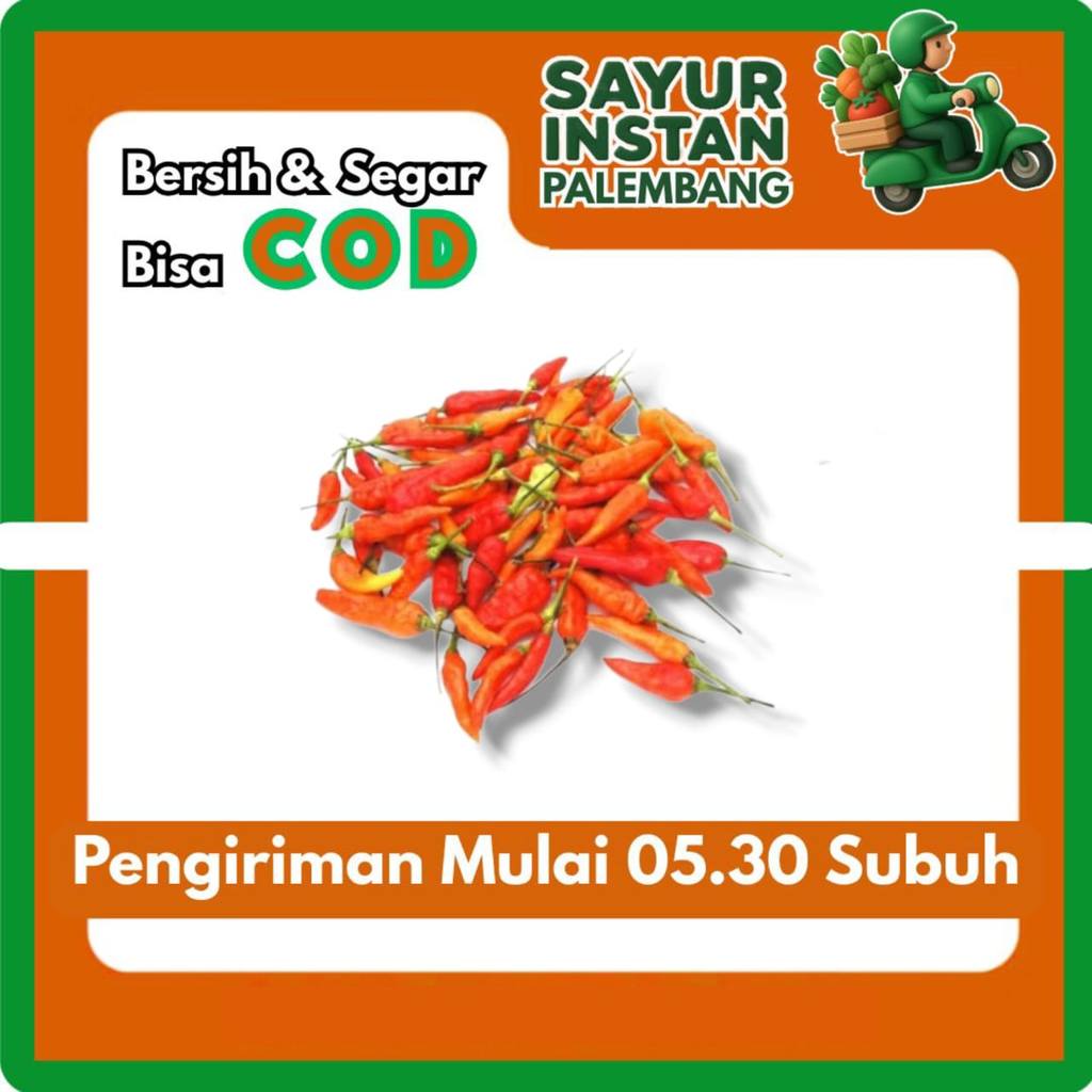 Jual Cabe Burung Merah Segar - Sayur Instan Palembang | Shopee Indonesia
