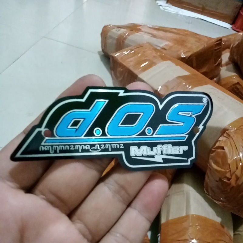 Jual Emblem Merek Knalpot Dos Muffler Timbul | Shopee Indonesia