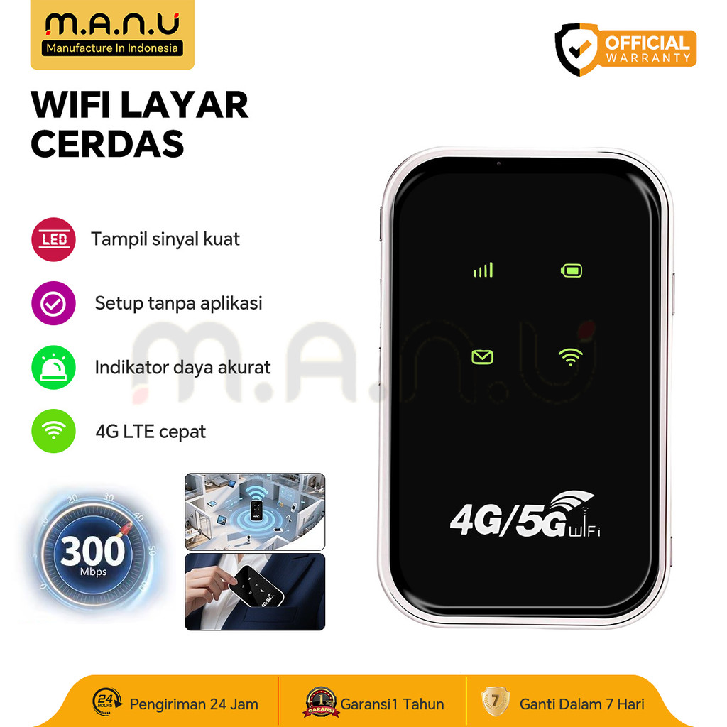 Jual MANU Modem WIFI 4G / 5G LTE Router Nirkabel Kecepatan Tinggi ...