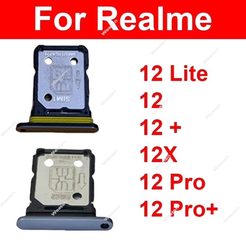 Jual SIM Card Tray For Realme 12 Lite Plus 12X 12 Pro Plus 4G 5G Sim ...