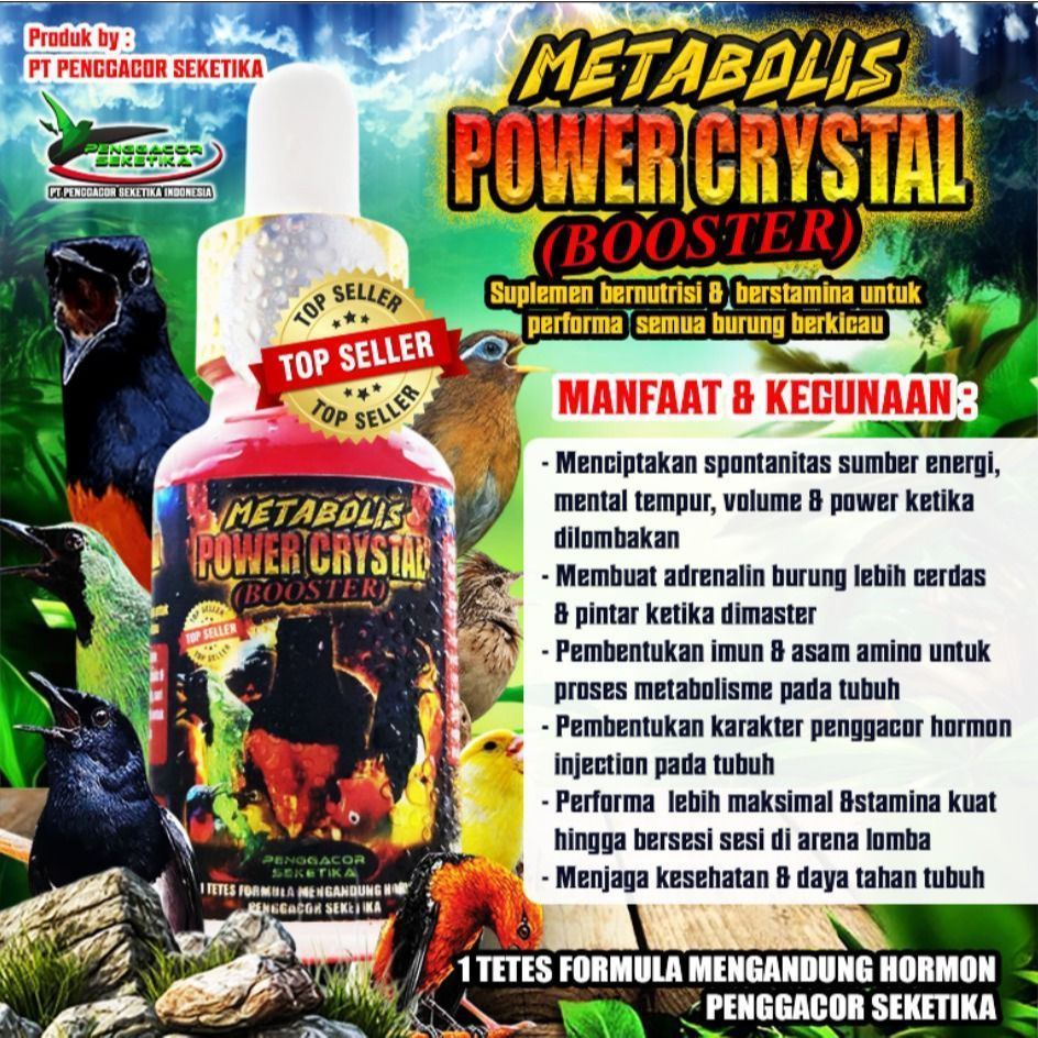 Jual Metabolis Power Crystal Booster 20ml Vitamin untuk memenuhi ...