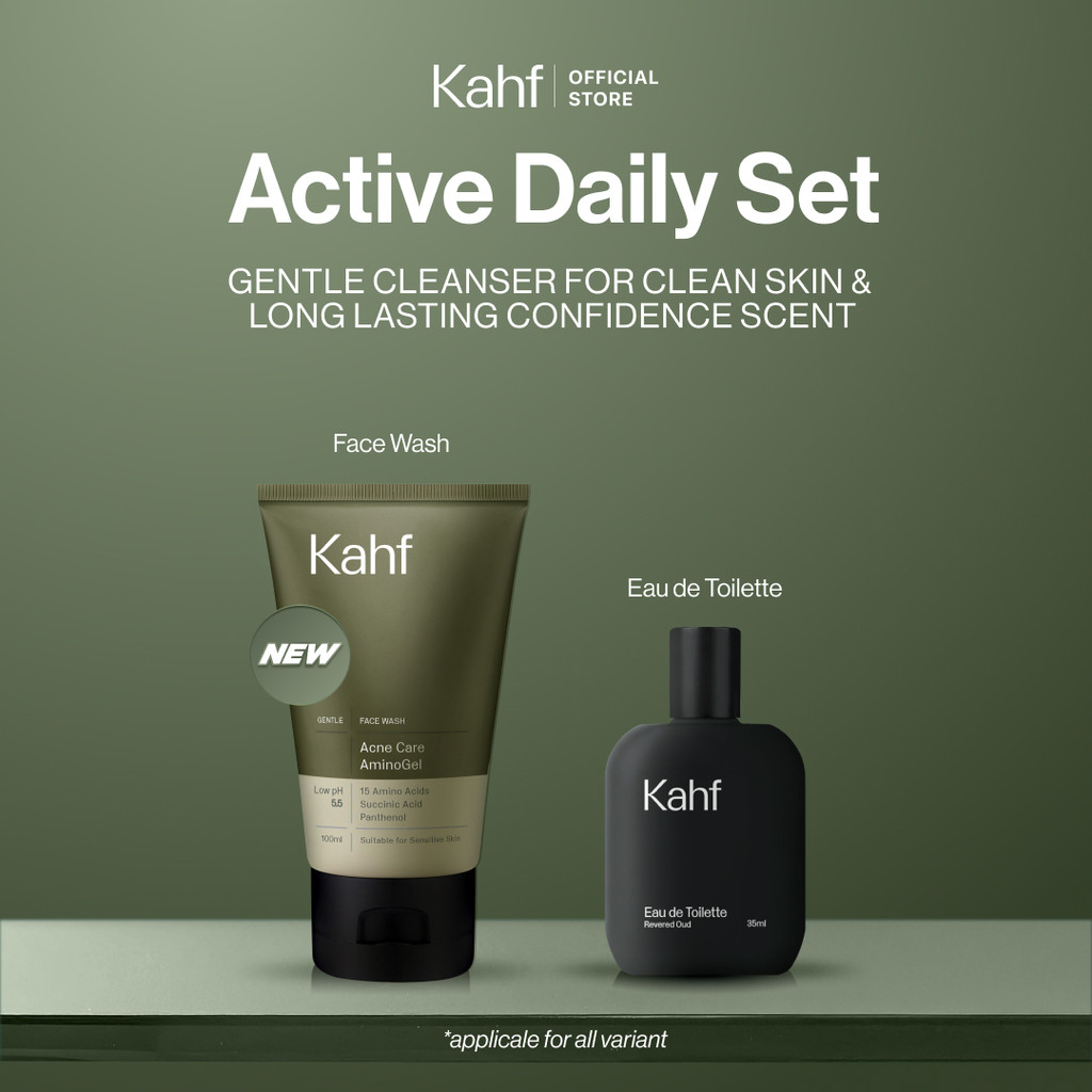 Jual [KAHF BUNDLE 2IN1 PAKET PERAWATAN PRIA AKTIF : GENTLE CLEANSER FOR ...
