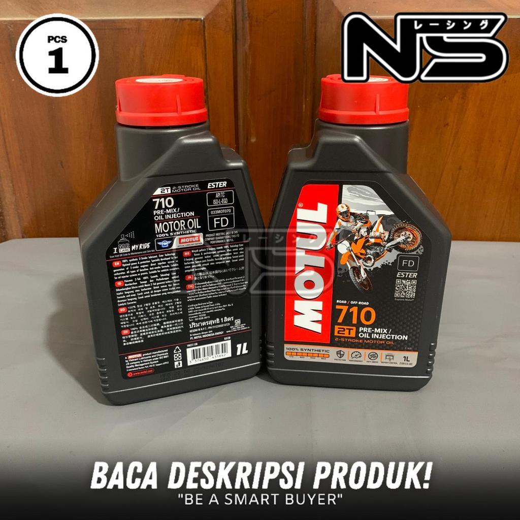 Jual Motul 710 2T Pre-Mix / Oil Injection FD Oli Samping 100% ORIGINAL ...