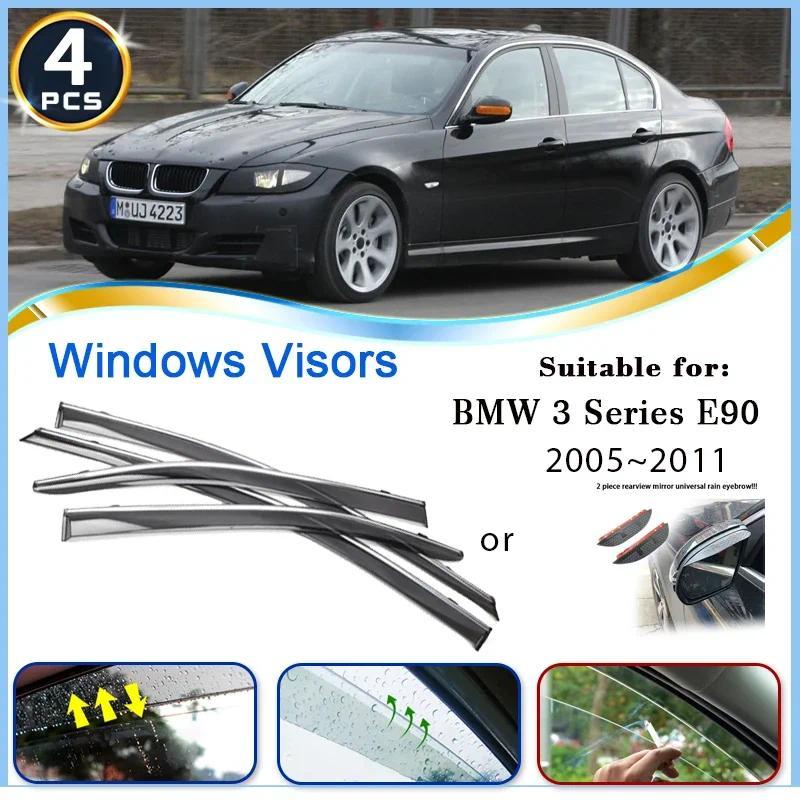 Jual For BMW 3 Series E90 2005~2011 Car Window Visors Rainproof Window ...
