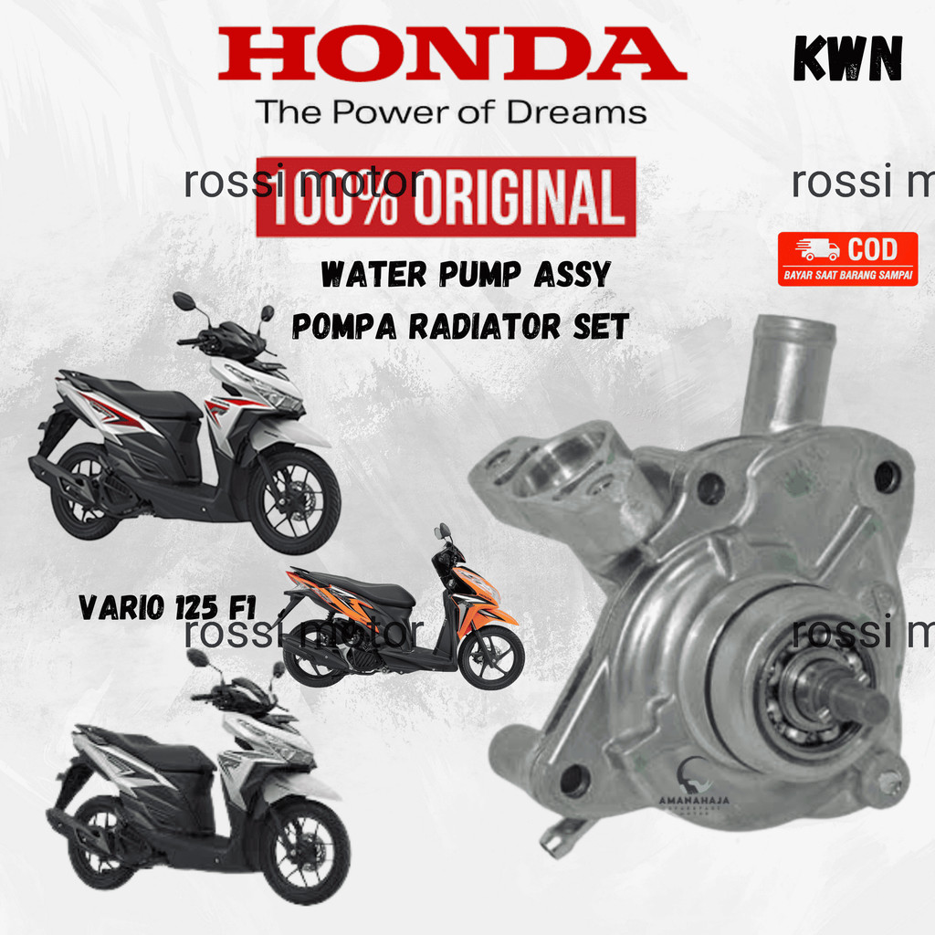 Jual WATER PUMP ASSY POMPA RADIATOR SET VARIO 125 F1 (KWN) | SPAREPART ...