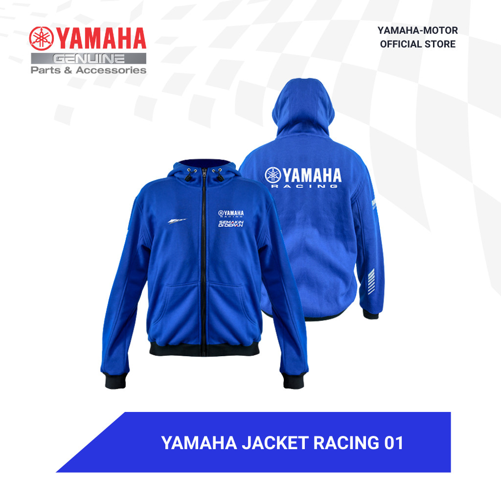 Jual Yamaha Jacket Racing 01 Blue | Shopee Indonesia