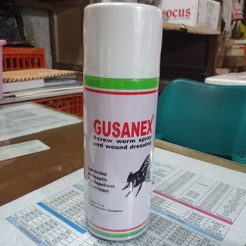 Jual obat hewan gusanex spray obat semprot anti lalat untuk luka hewan ...