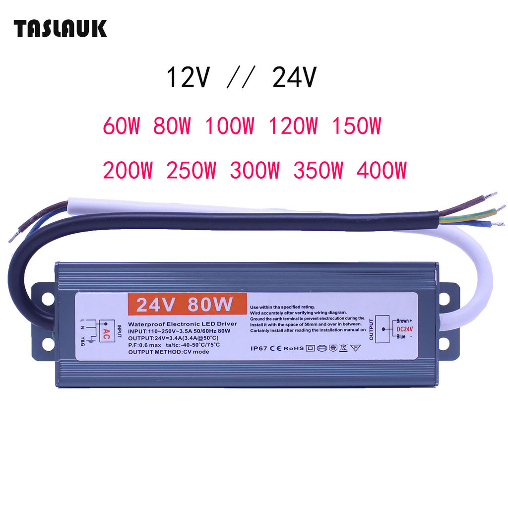 Jual IP67 Waterproof Power Supply Adapter transformer 220V DC12V 24V ...