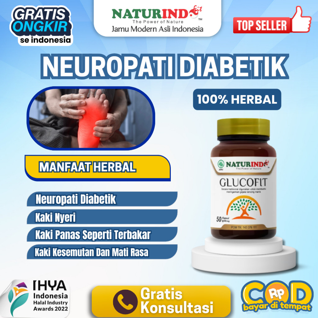 Jual Glucofit Obat Neuropati Diabetik Kaki Panas Terasa Panas Terbakar ...