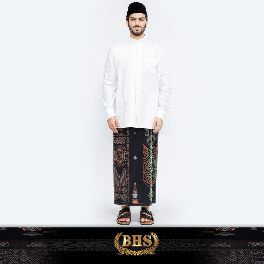 Jual Sarung BHS Infinity Gold Motif V32 KJG SJ Hitam Coklat 02 | Shopee ...