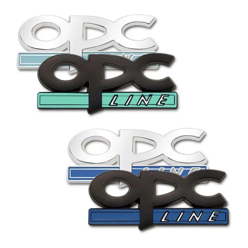 Jual 3D Metal OPC LINE Front Grille Emblem Badge Rear Fender Car ...
