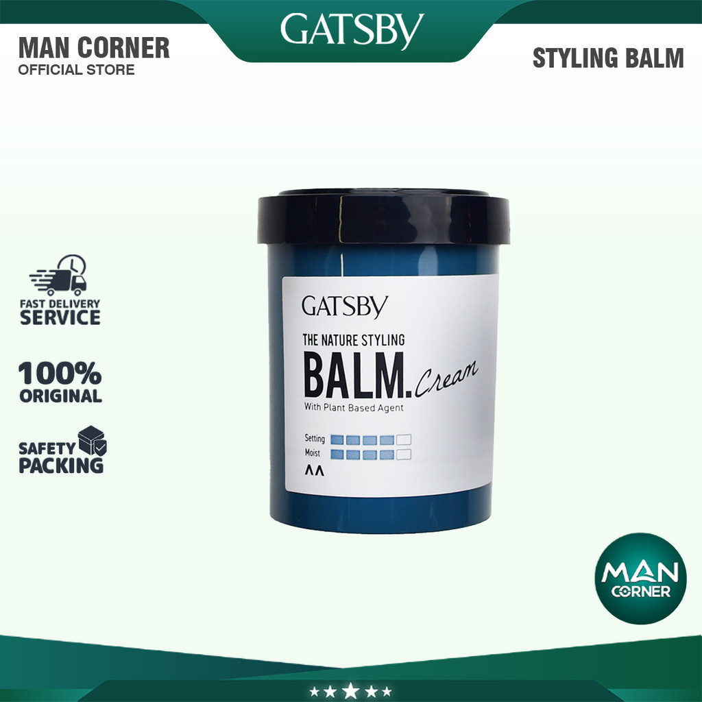 Jual GATSBY The Nature Styling Balm Cream | Man Corner | Shopee Indonesia