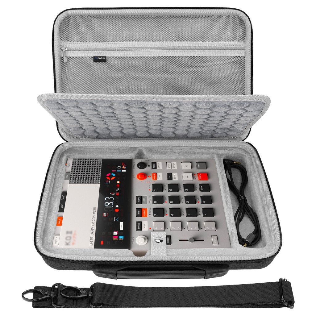 Jual Geekria Hard Shell Travel Carrying Case, Drum Machine Bag ...