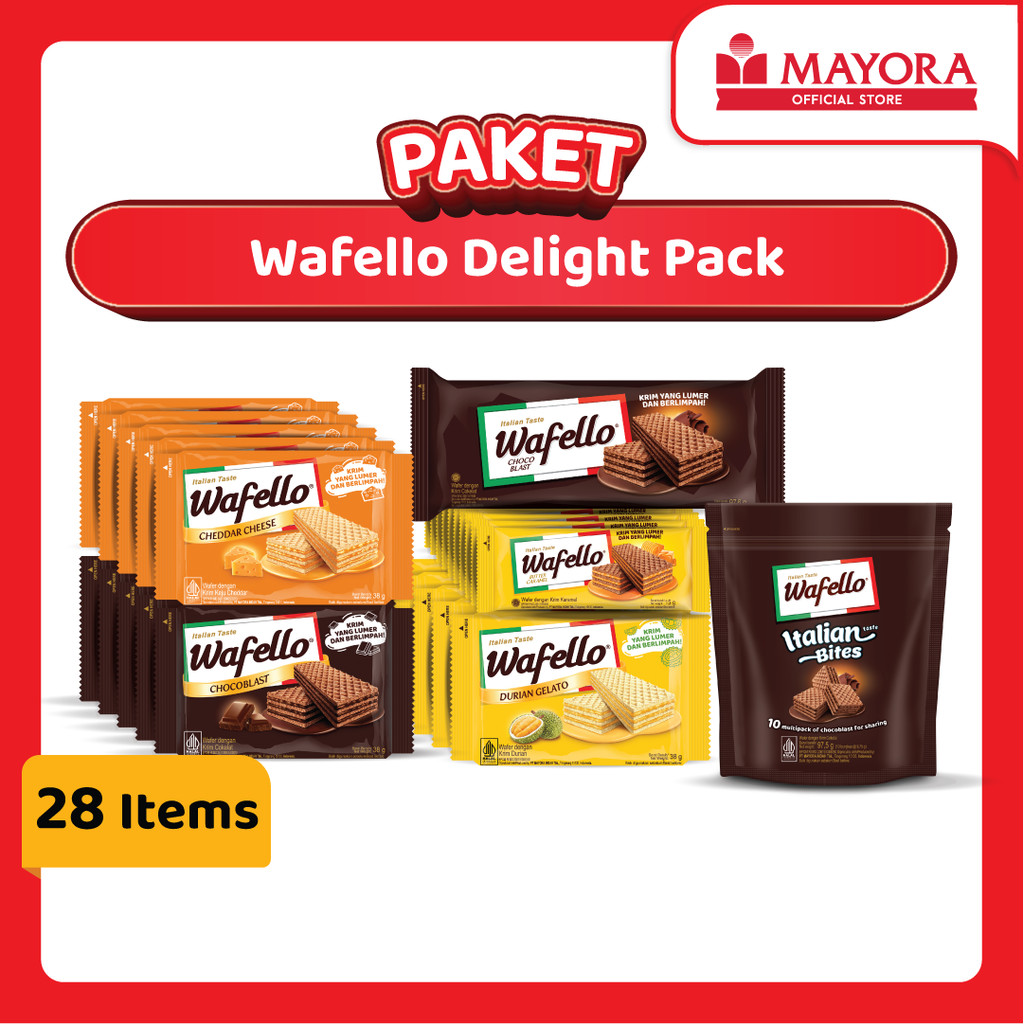 Jual Paket Wafer Wafello Delight Pack | Shopee Indonesia
