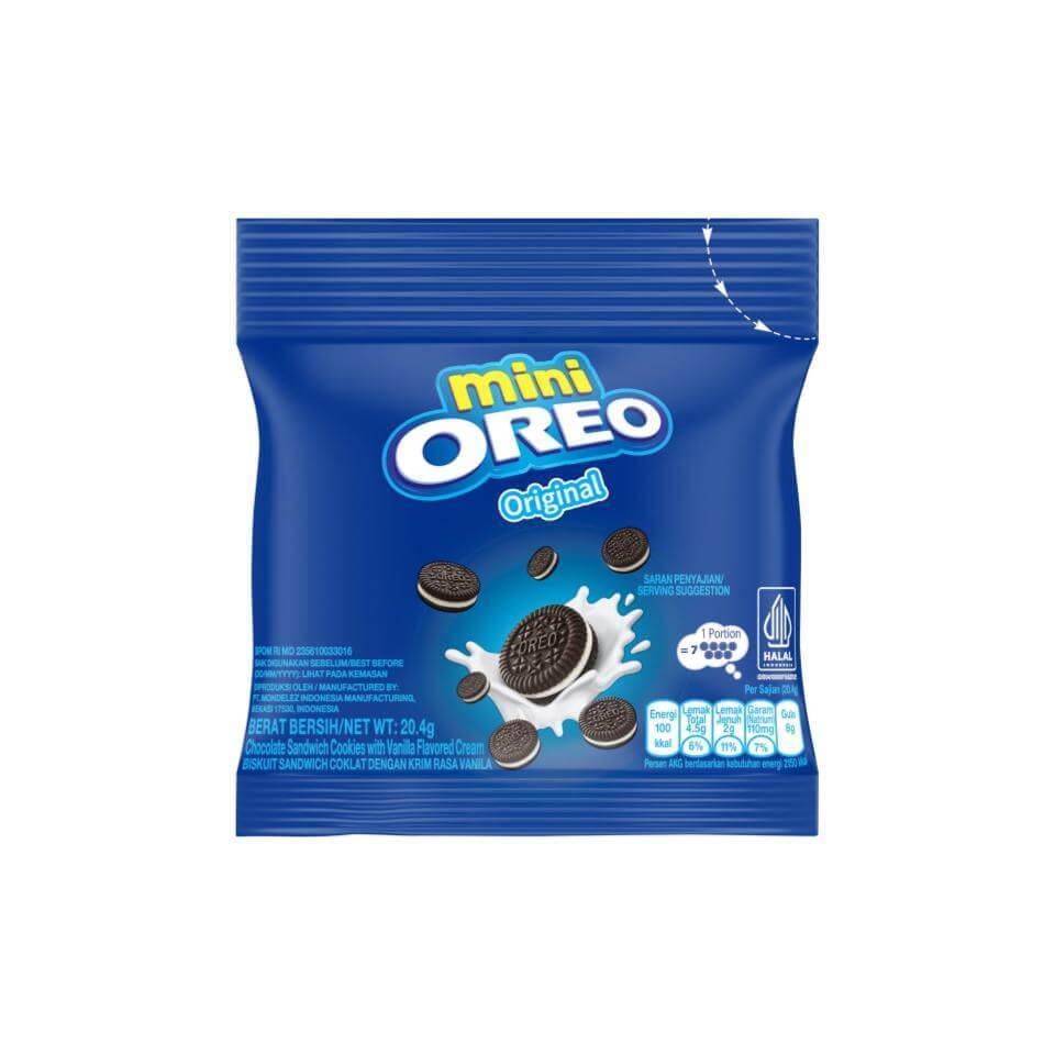 Jual Oreo Biskuit Mini Original 20.4 gr | Shopee Indonesia