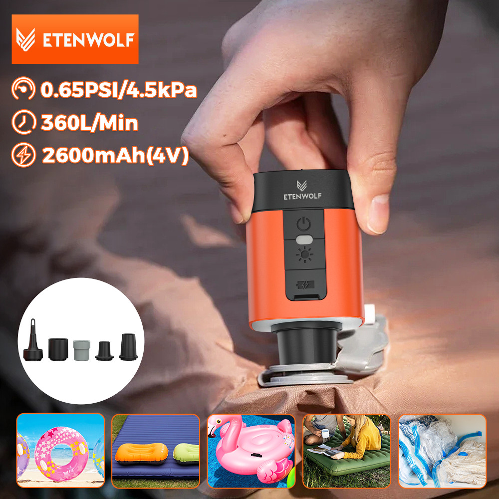 Jual ETENWOLF AIR 3 Portable Air Compressor Camping Light 360L/min ...