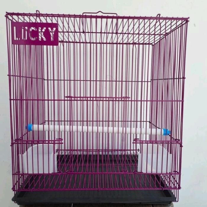 Jual [BOBBY PET] KANDANG BESI LIPAT SIZE S MERK LUCKY UKURAN (30X30X25 ...