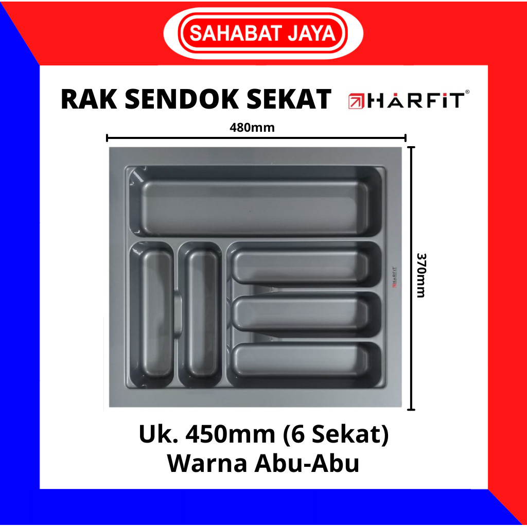 Jual Harfit Rak Sendok Sekat Laci Rak Serbaguna Peralatan Dapur Tempat ...