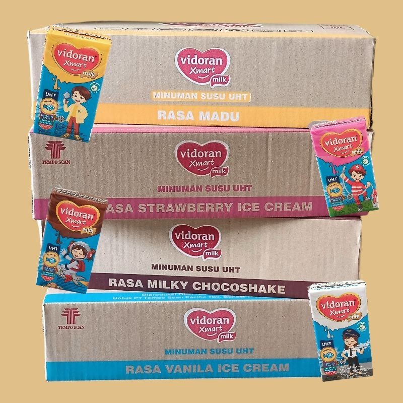 Jual Susu UHT Vidoran Plain Putih 110ml Dus 40 Full Cream Susu Anak ...