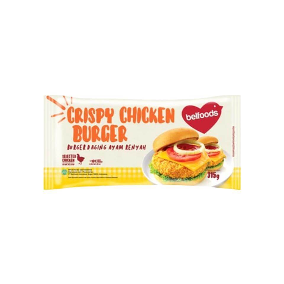 Jual Belfoods Chicken Burger Crispy 315 gr | Shopee Indonesia