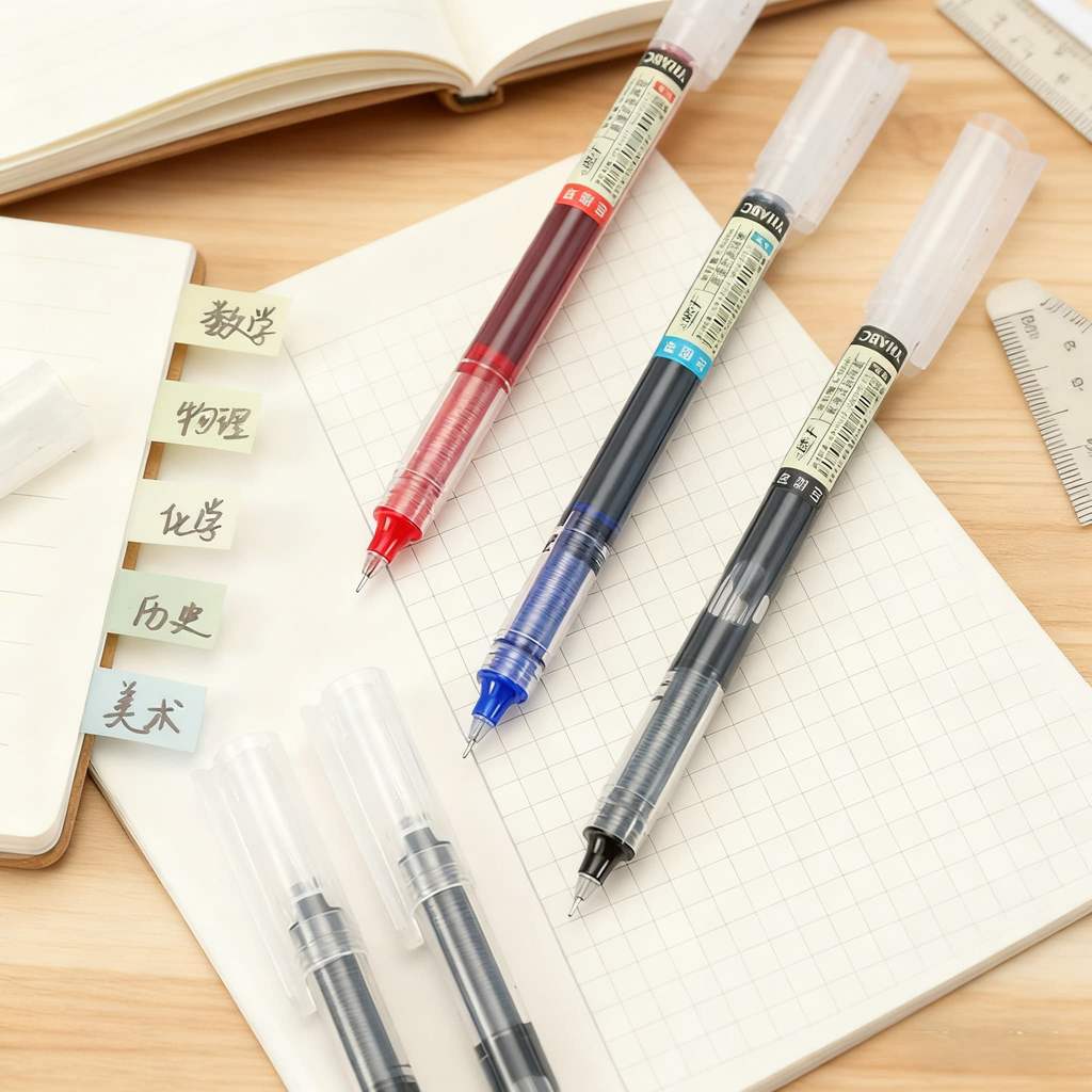 Jual Pulpen Gel 0.5mm Cepat Kering - Pulpen Jarum Berwarna, Tinta Air ...