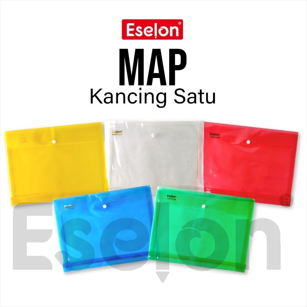 Jual Map kancing sz Folio Bening / Map folder / Bag folder Kancing Mika ...