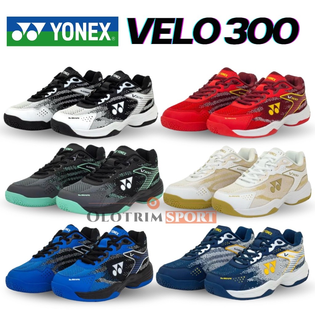 Jual Sepatu Badminton YONEX VELO 300 Sepatu Bulutangkis 100% ORIGINAL ...