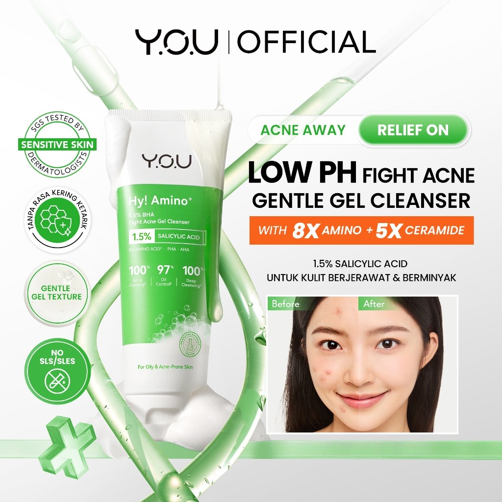 Jual YOU Acneplus 4in1 Bundle Exfoliating Toner, Acne Spot, Serum, Hy ...