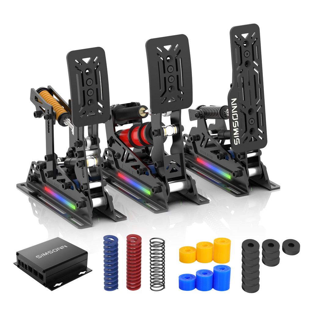 Jual SIMSONN PRO X Ultra Sim Racing Pedals Pressure Sensor Pedal PC Racing Simulator Pedals ...
