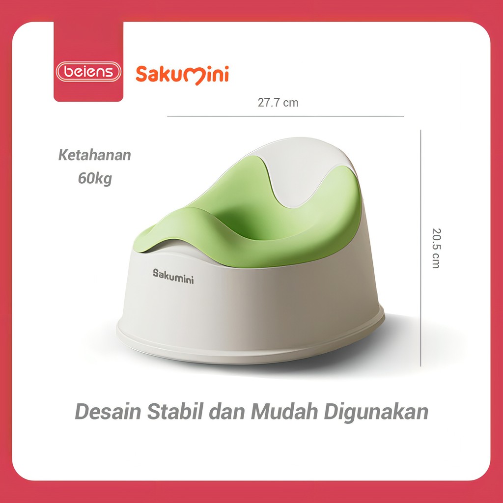 Jual Beiens X Sakumini Simple Potty Training Portable Closet Duduk Anak ...